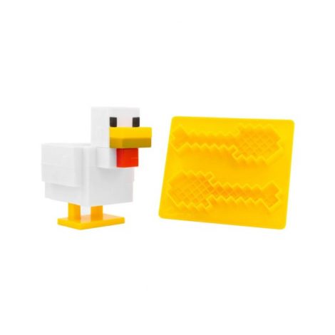 Stalak Minecraft Chicken Egg Cup and Toast Cutter V2 - SERB-CRAFT